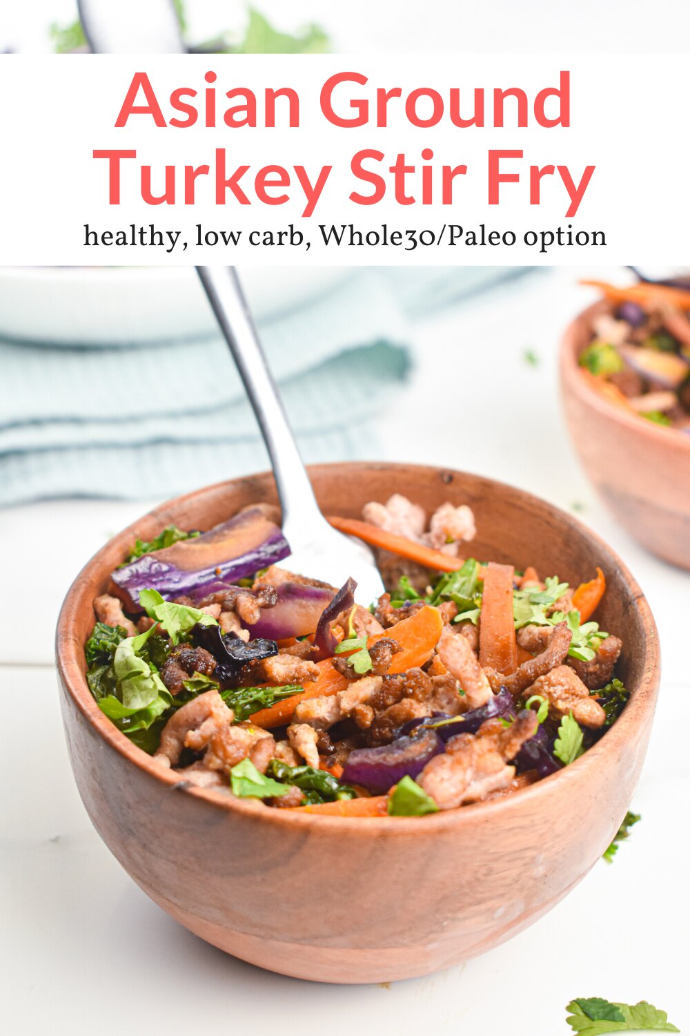 Asian Ground Turkey Stir Fry - Slender Kitchen