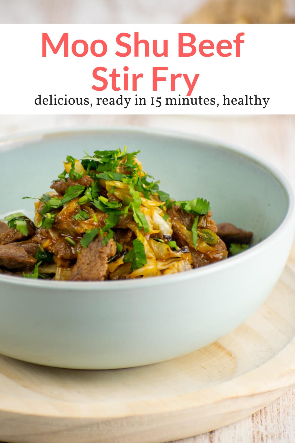 Moo Shu Beef Stir Fry - Slender Kitchen