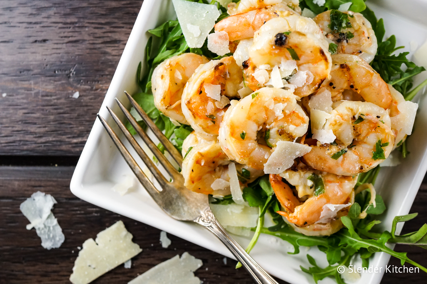 Garlic Parmesan Shrimp - Slender Kitchen