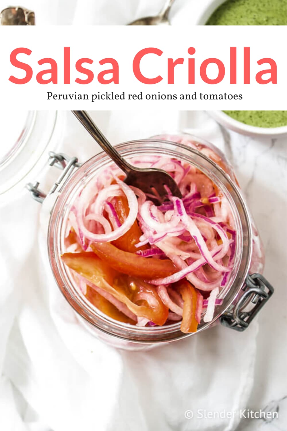 Peruvian Salsa Criolla - Slender Kitchen