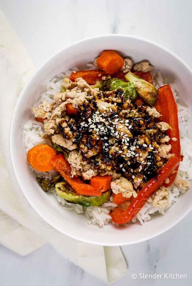 Asian Rice Bowls (Build Your Own) - Slender Kitchen