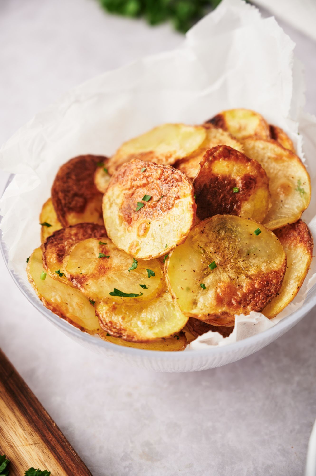 Baked Potato Chips - Slender Kitchen