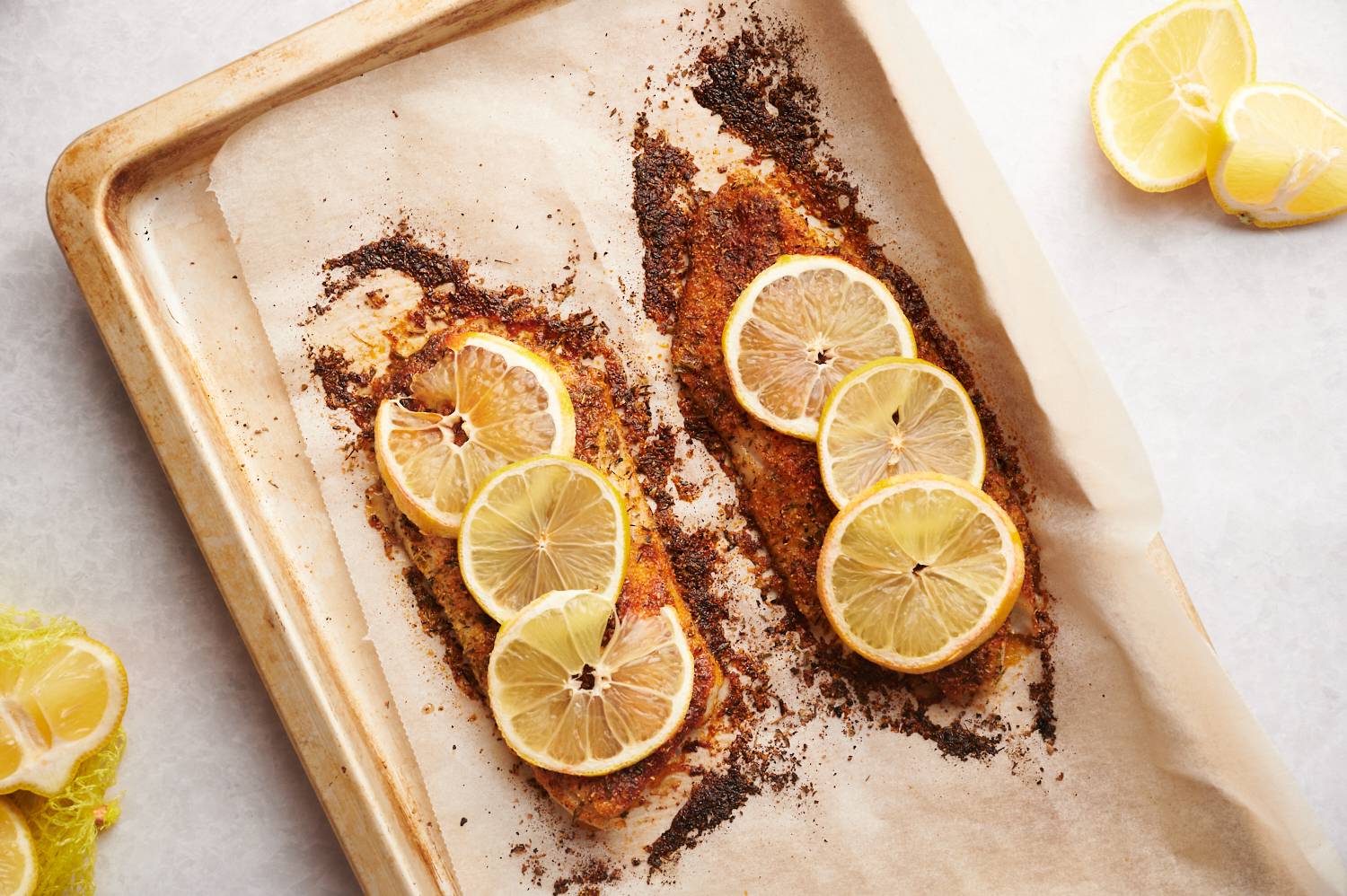 10 Minute Baked Red Snapper - Slender Kitchen