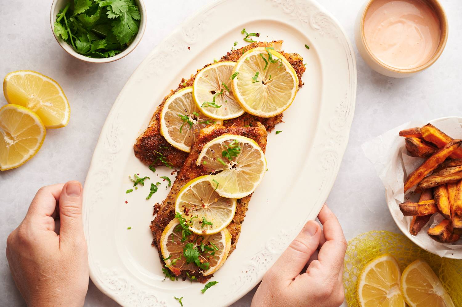 10 Minute Baked Red Snapper - Slender Kitchen