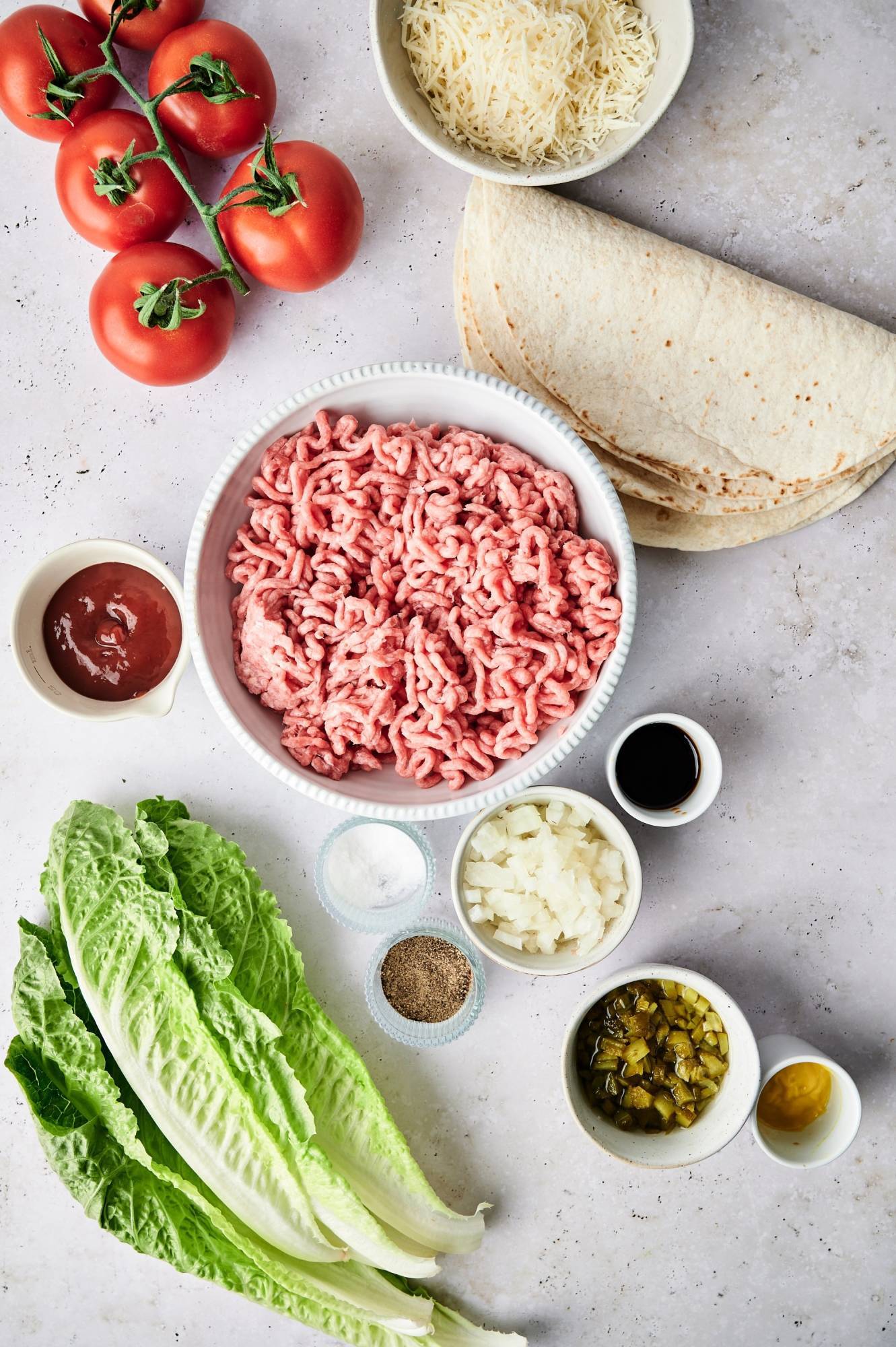 Grilled Cheeseburger Wrap - Slender Kitchen