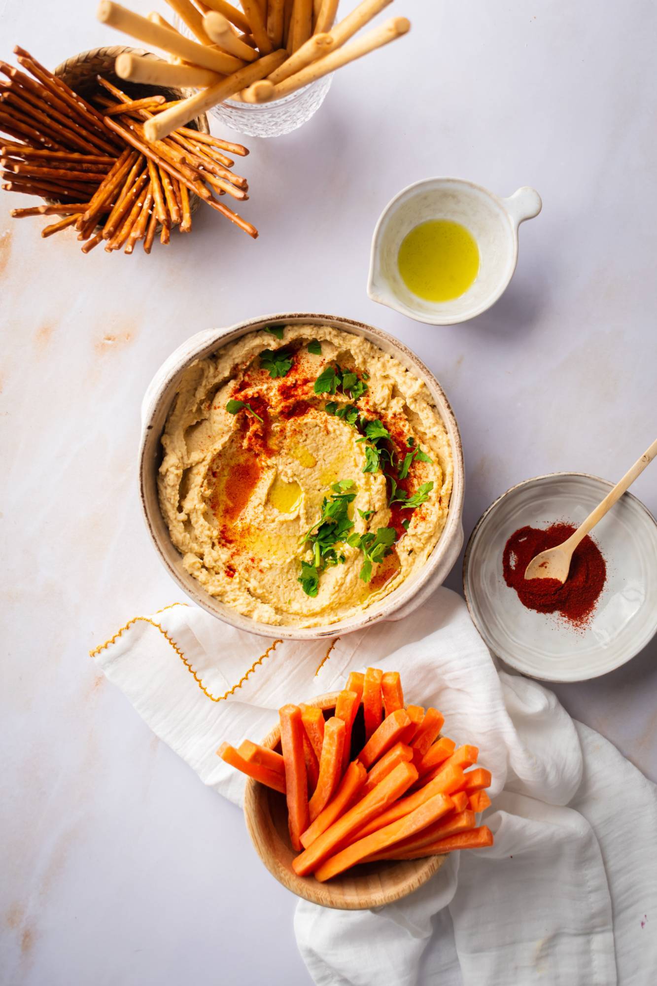 Homemade Hummus - Slender Kitchen