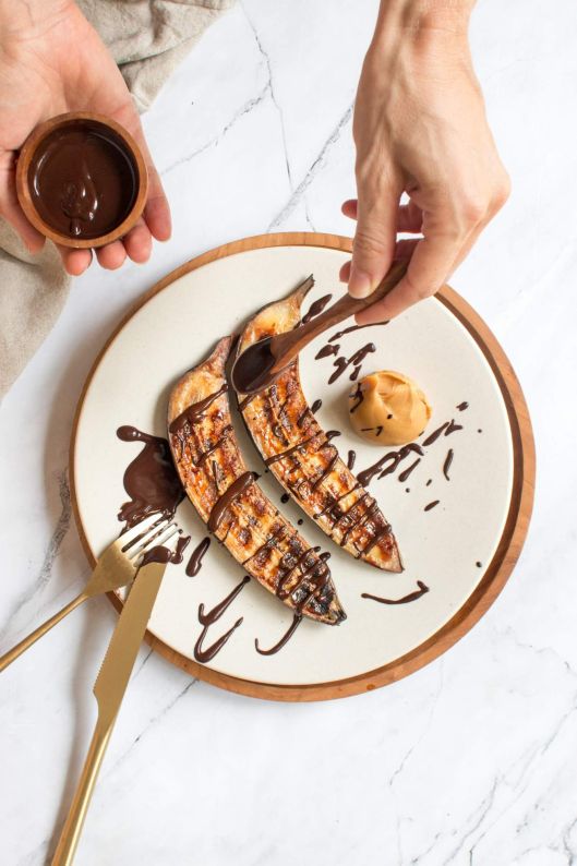 Grilled Bananas - Slender Kitchen