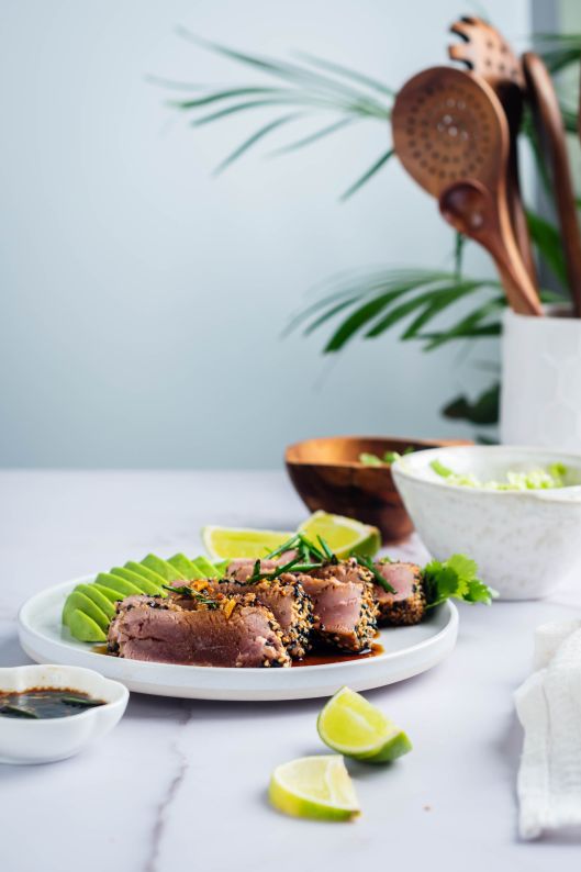 Sesame Crusted Tuna - Slender Kitchen
