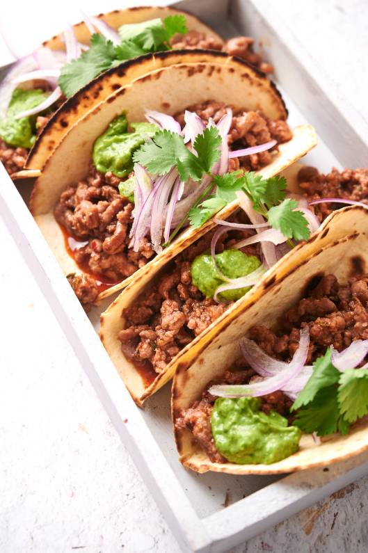 Quick and Easy Taco Meat (Ground Beef, Turkey, or Chicken) - Slender ...