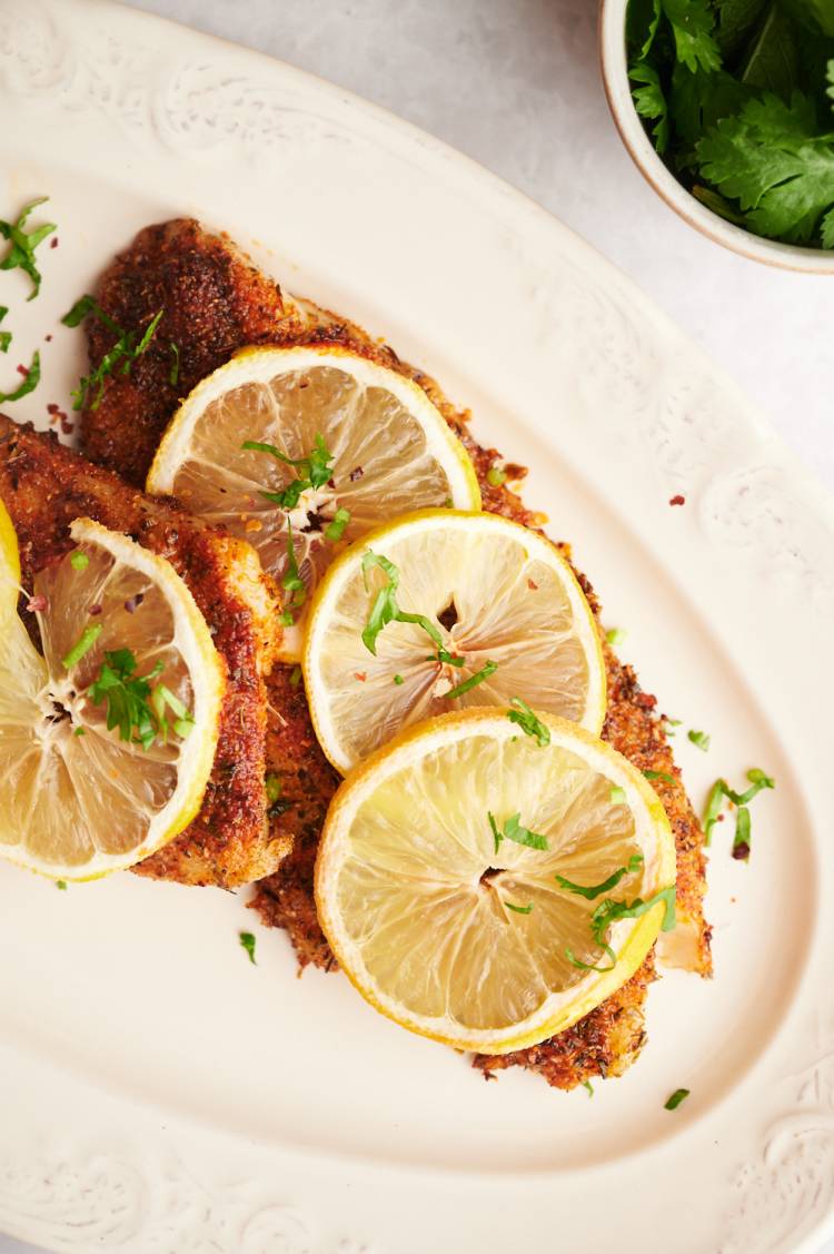 10 Minute Baked Red Snapper - Slender Kitchen