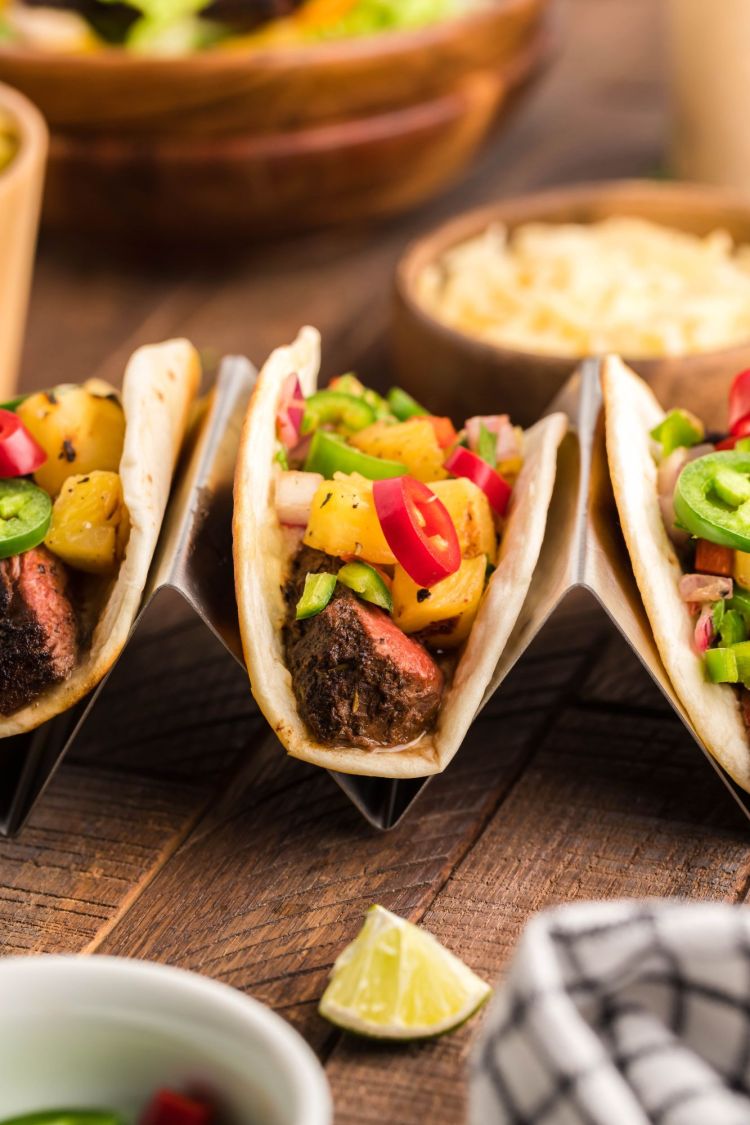 Blackened Steak Tacos (15 Minute Meal!)- Slender Kitchen