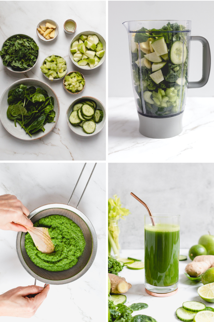 Glowing Green Juice (No Juicer Needed) - Slender Kitchen