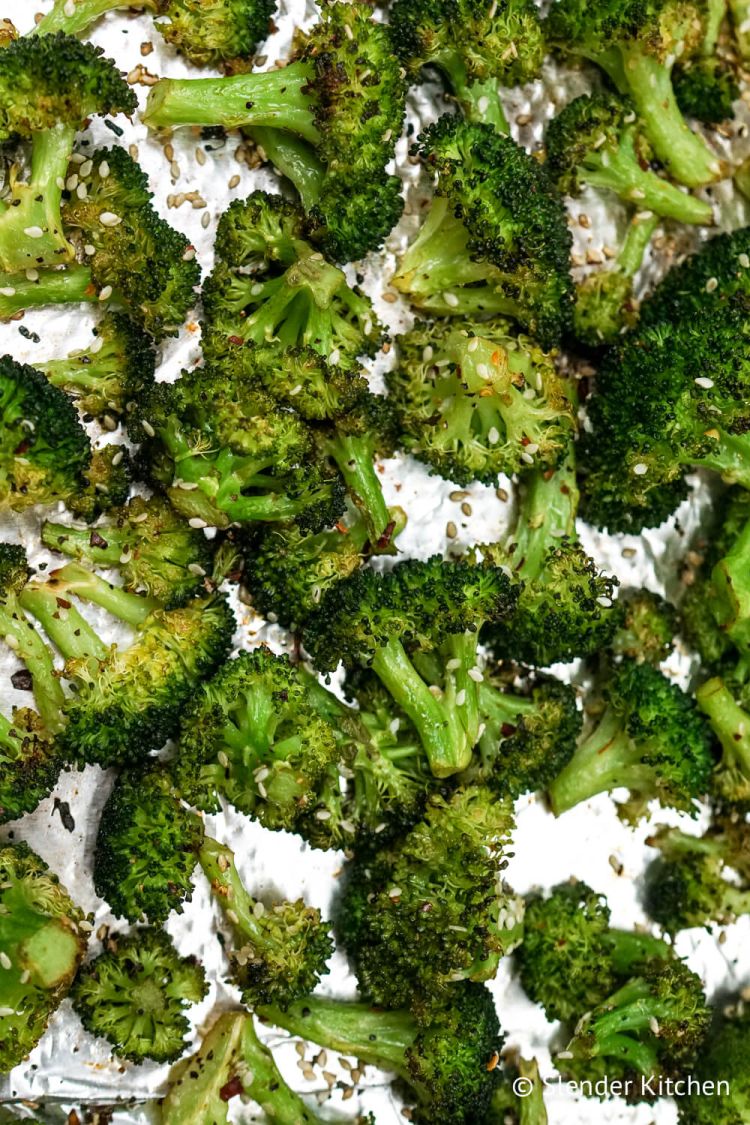 Garlic Grilled Broccoli - How to Grill Broccoli - Slender Kitchen