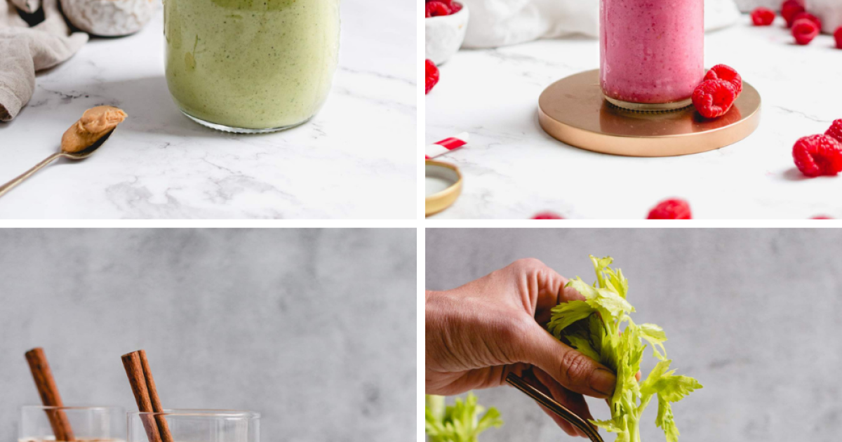 Nutritious Fruit and Vegetable Smoothies - Slender Kitchen