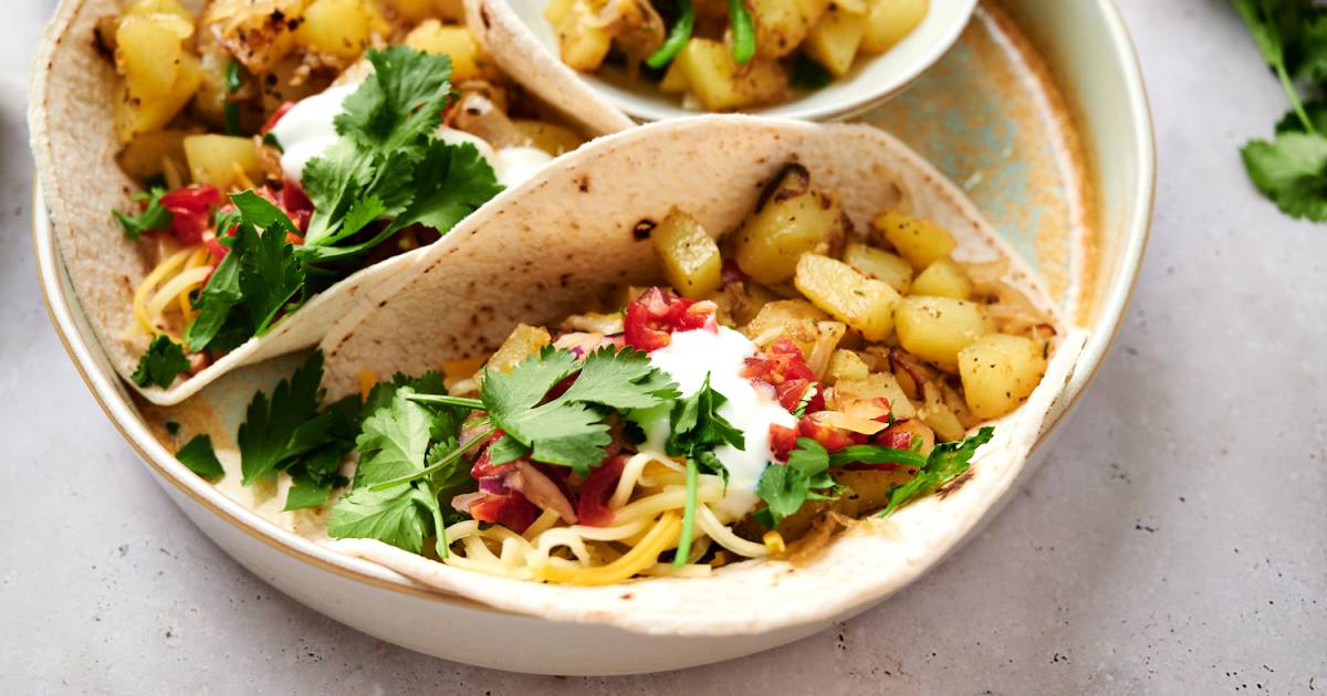 Vegetarian Tacos - Slender Kitchen