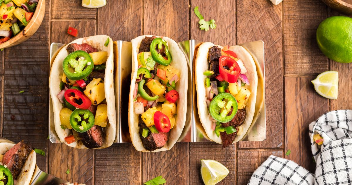 Blackened Steak Tacos 15 Minute Meal Slender Kitchen