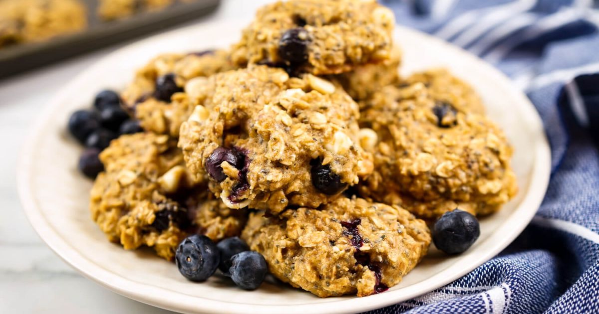Blueberry Breakfast Cookies - Slender Kitchen