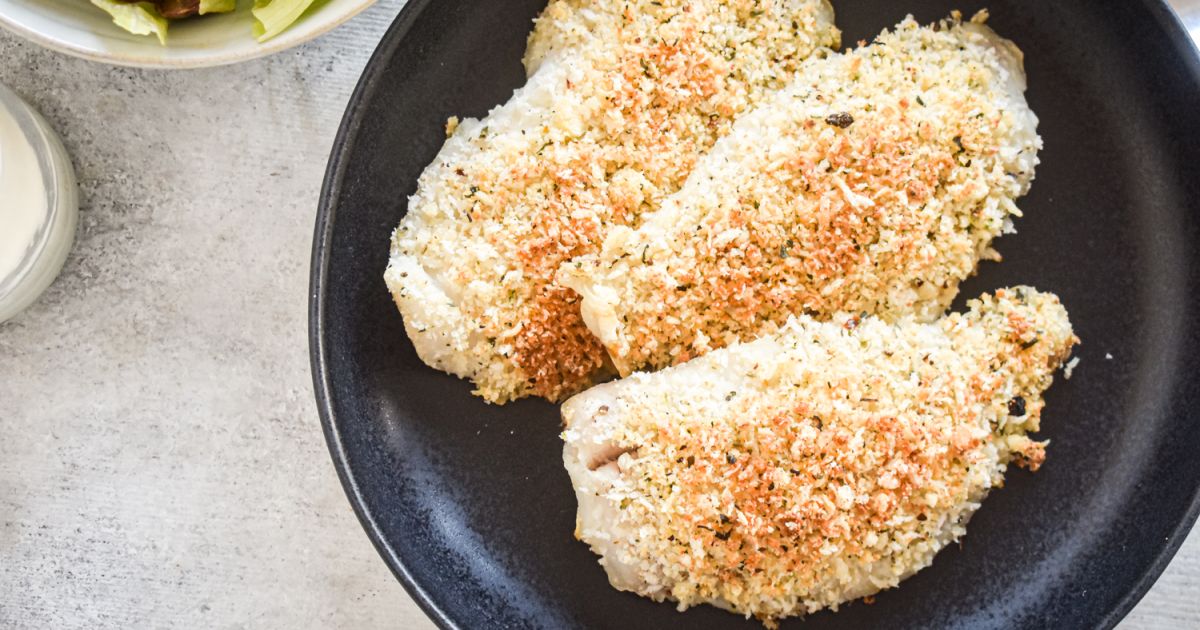 Parmesan Crusted Tilapia - Slender Kitchen