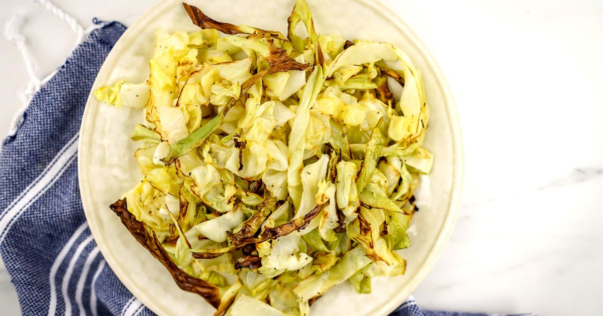 Crispy Roasted Cabbage - Slender Kitchen