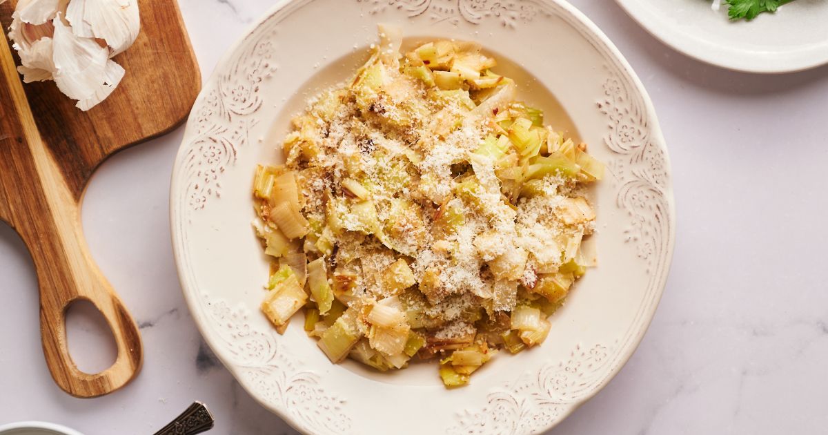 Sauteed Leeks - Slender Kitchen