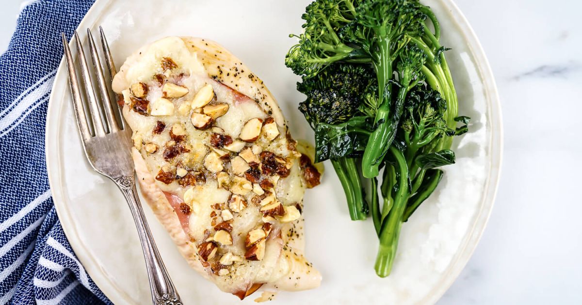 Shortcut Chicken Cordon Bleu - Slender Kitchen