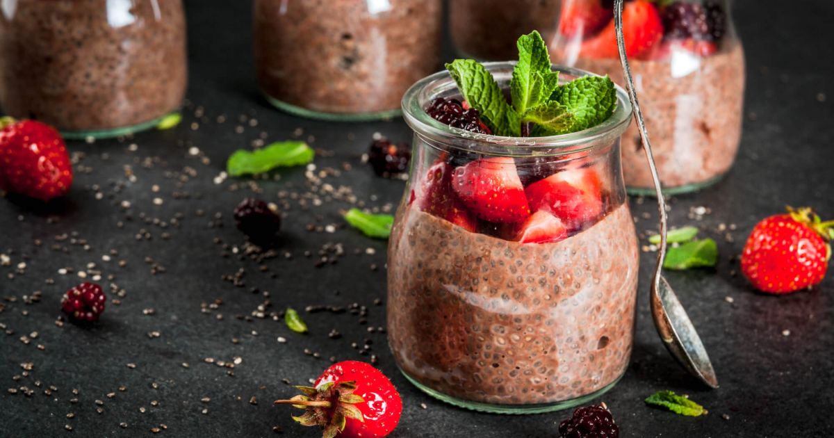 Strawberry Chia Seed Pudding - Slender Kitchen