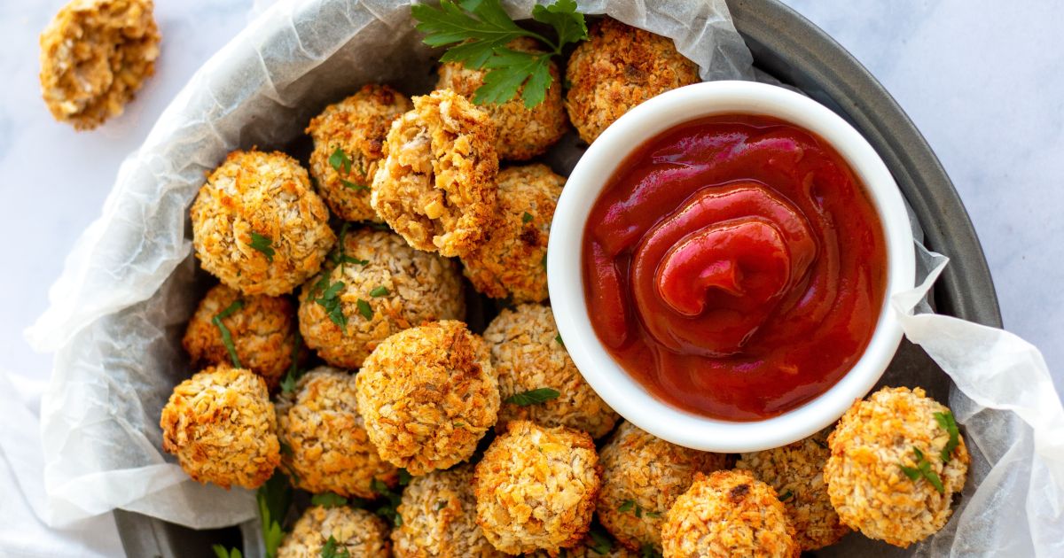 Vegetarian Chickpea Nuggets - Slender Kitchen