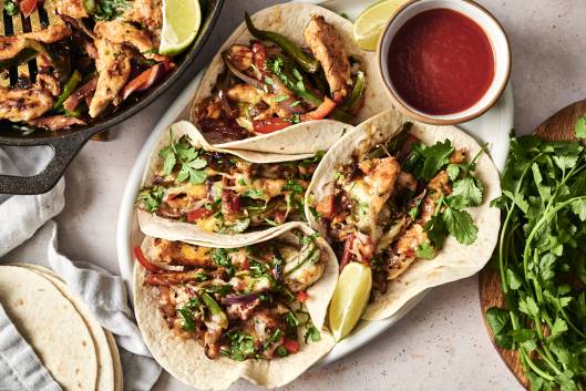 Chicken Alambre Tacos - Slender Kitchen