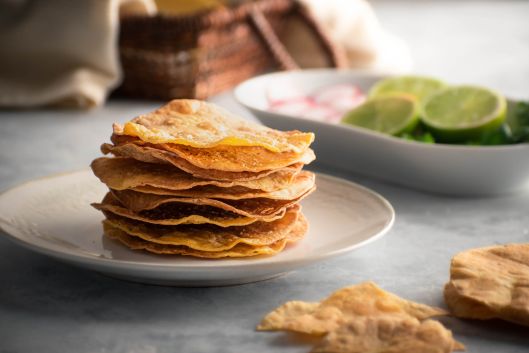 Homemade Tostada Shells - Slender Kitchen