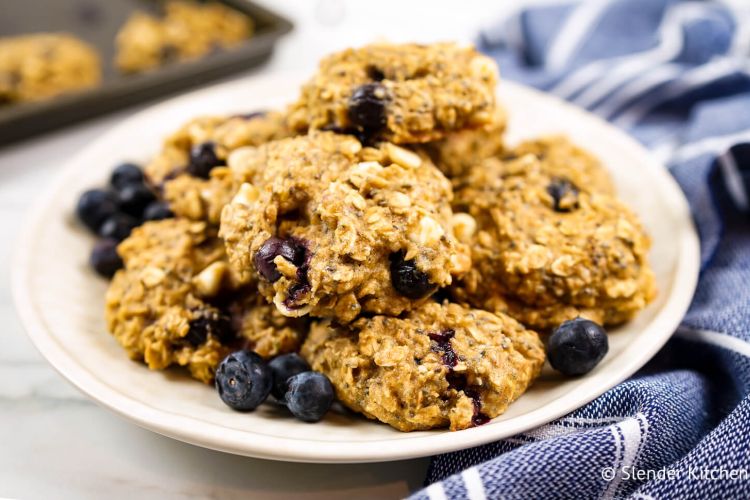 Blueberry Breakfast Cookies - Slender Kitchen