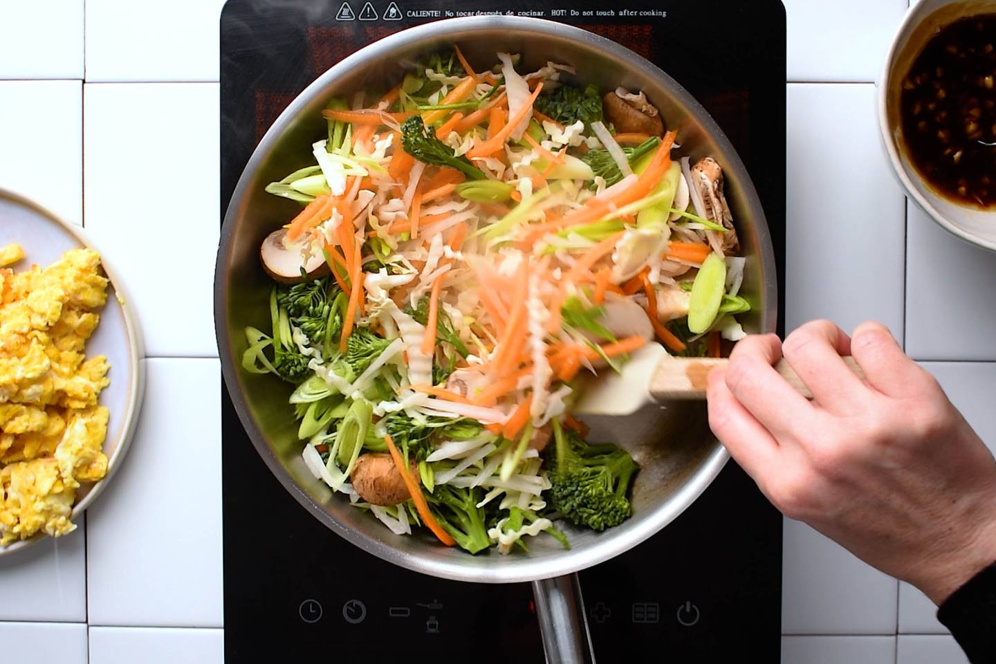 Moo Shu Vegetable Stir Fry - Slender Kitchen