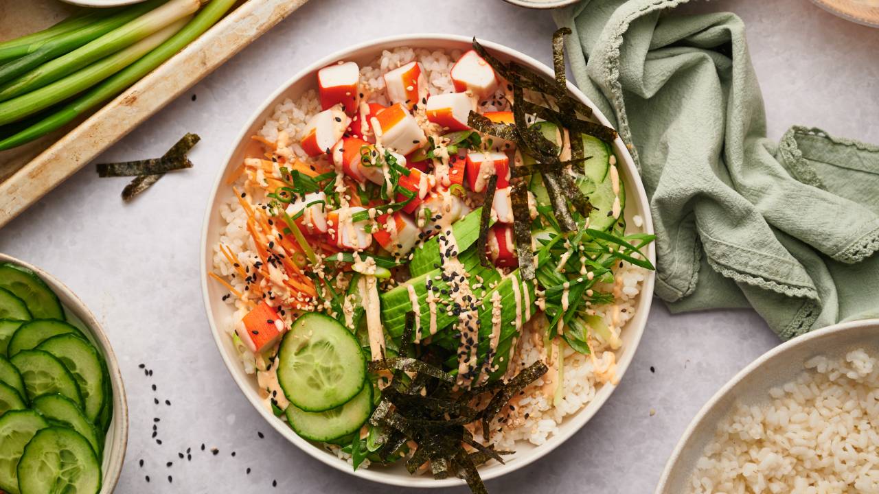 Imitation Crab Sushi