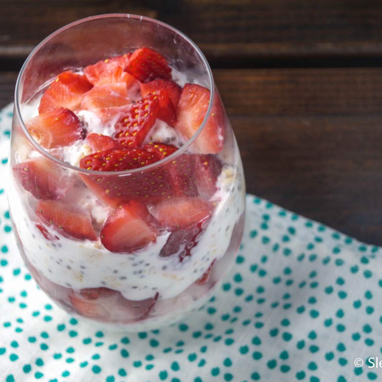 Yogurt With Strawberries