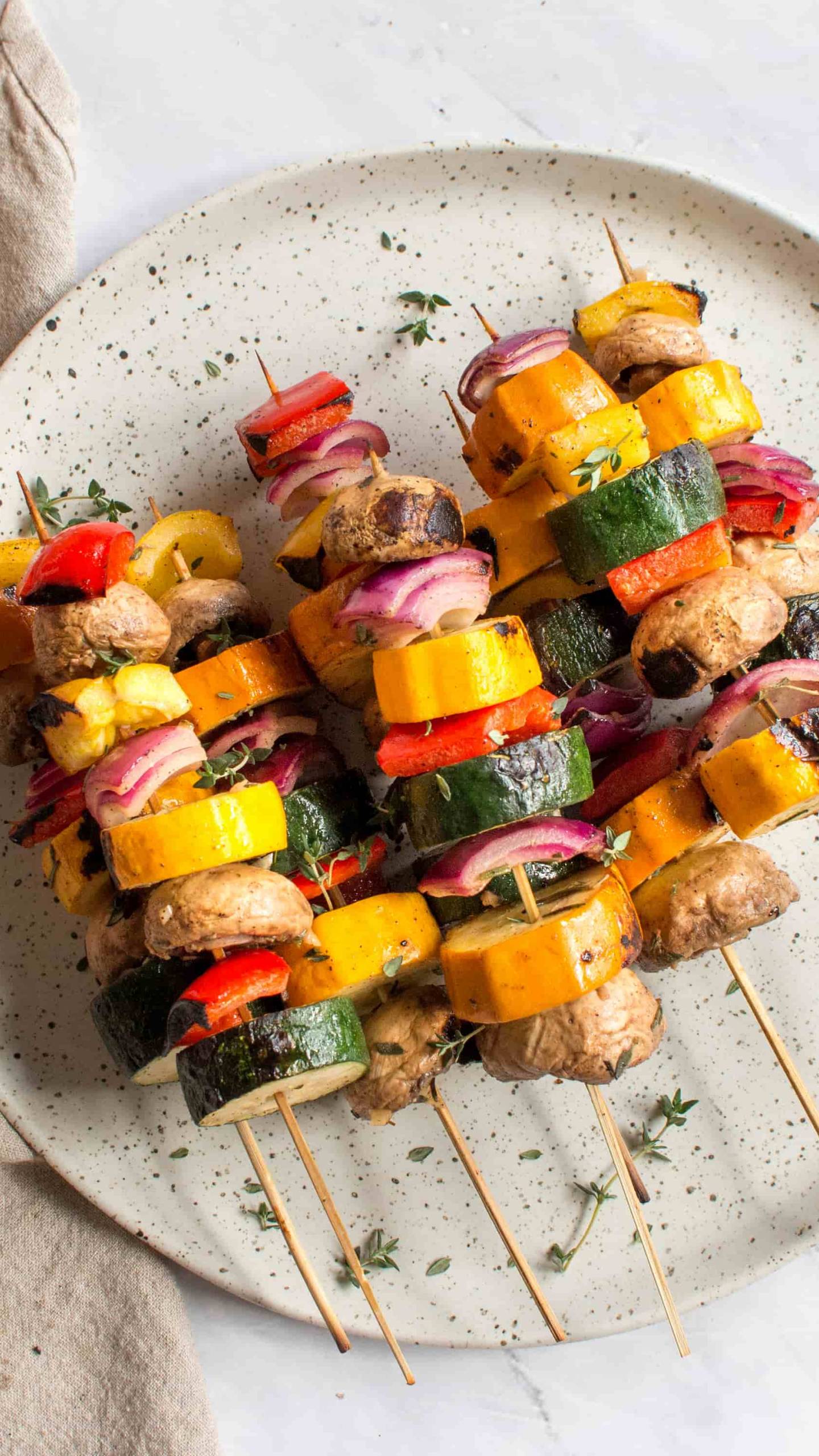 Grilled Vegetables Skewers