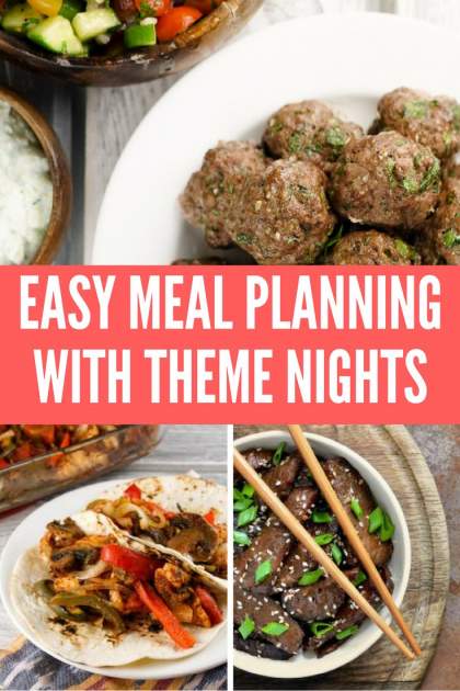Easy Meal Planning with Theme Nights - Slender Kitchen