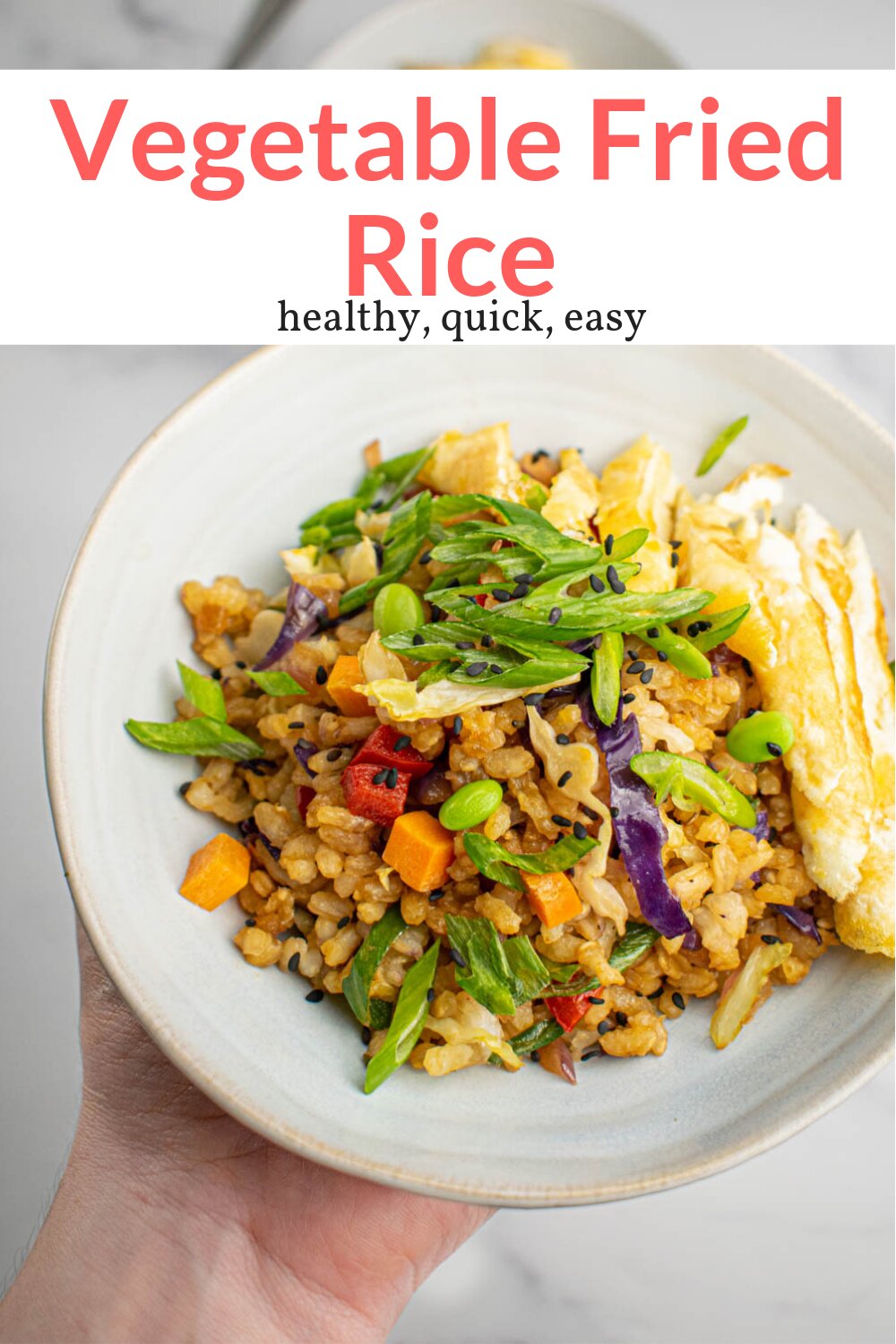 Vegetable Fried Rice - Slender Kitchen